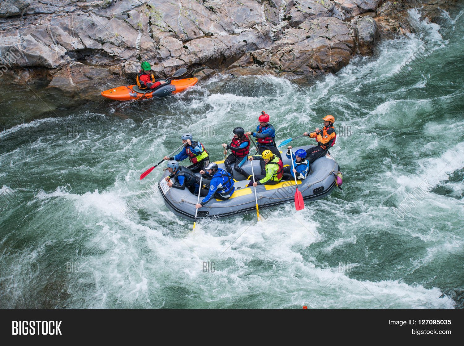 Grey Raft Team Image & Photo (Free Trial) | Bigstock