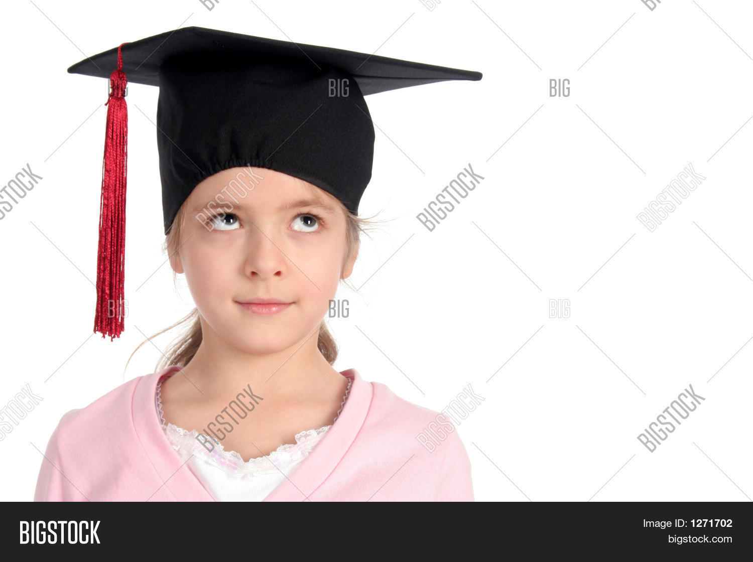 Little Girl Graduation Image & Photo (Free Trial) | Bigstock