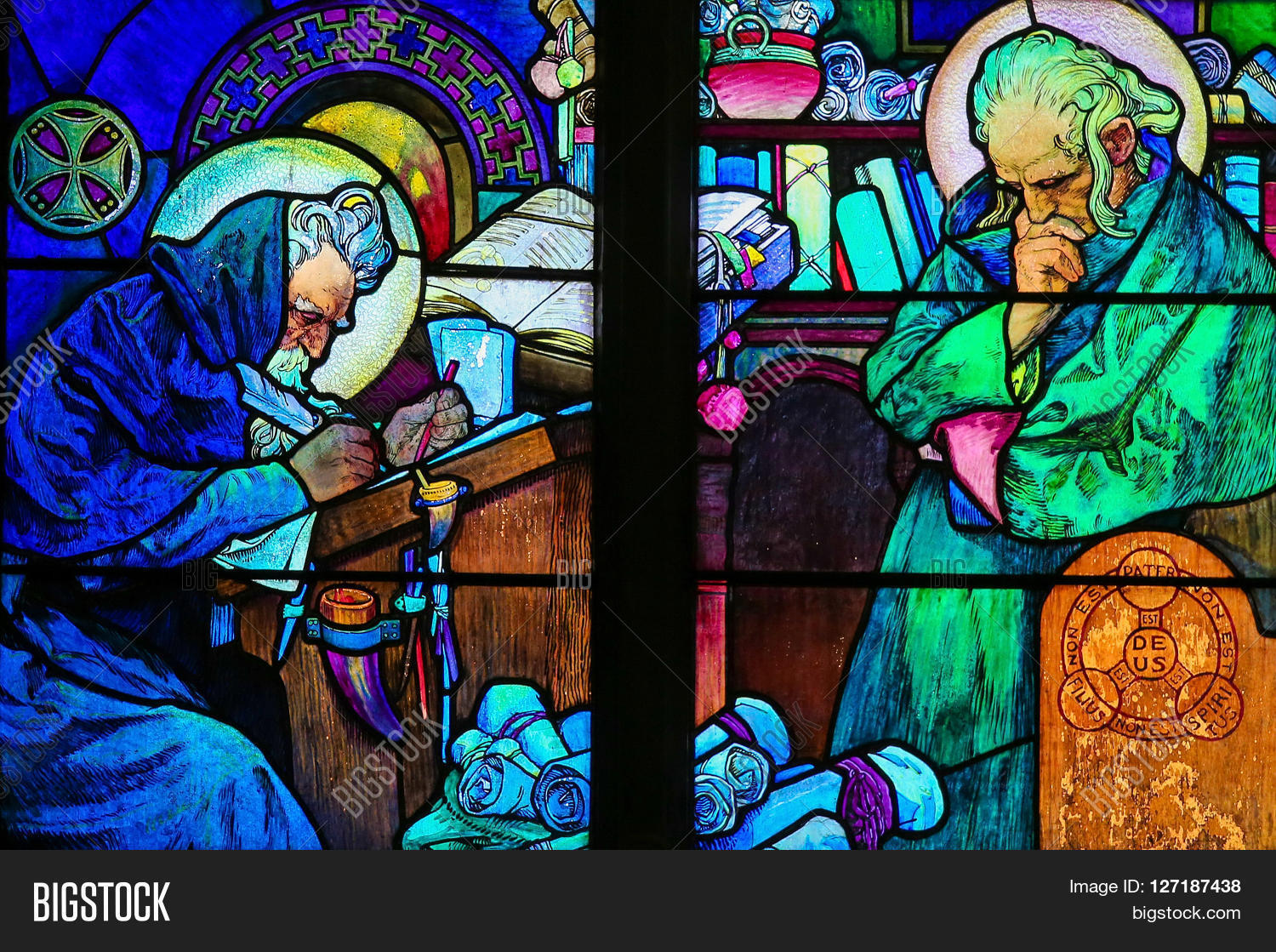 Stained Glass Saints Image & Photo (Free Trial) | Bigstock