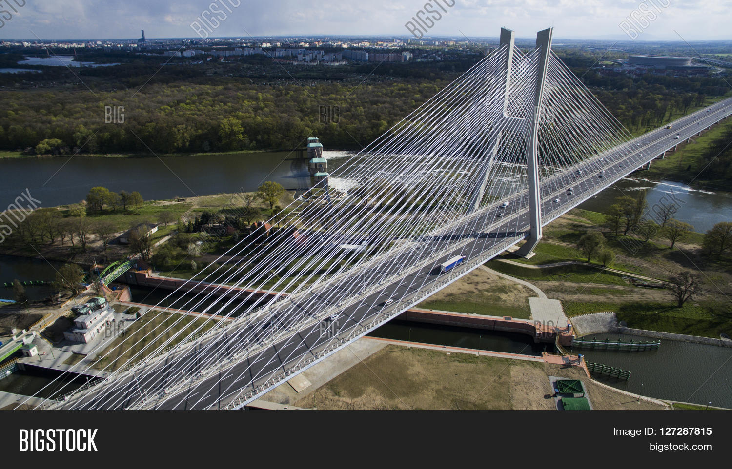 High Rope Bridge Over Image & Photo (Free Trial) | Bigstock