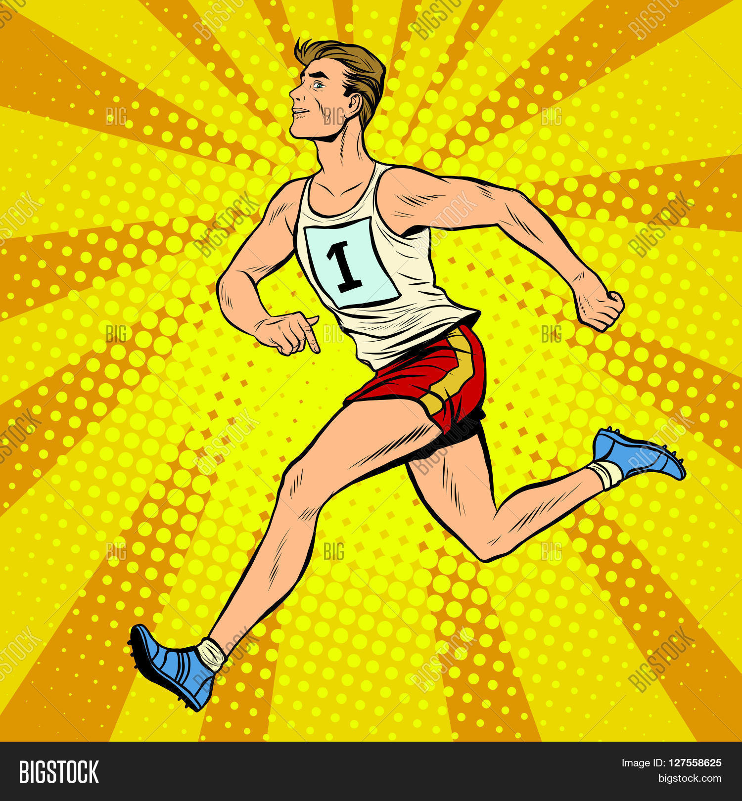Runner Male Runner Vector & Photo (Free Trial) | Bigstock