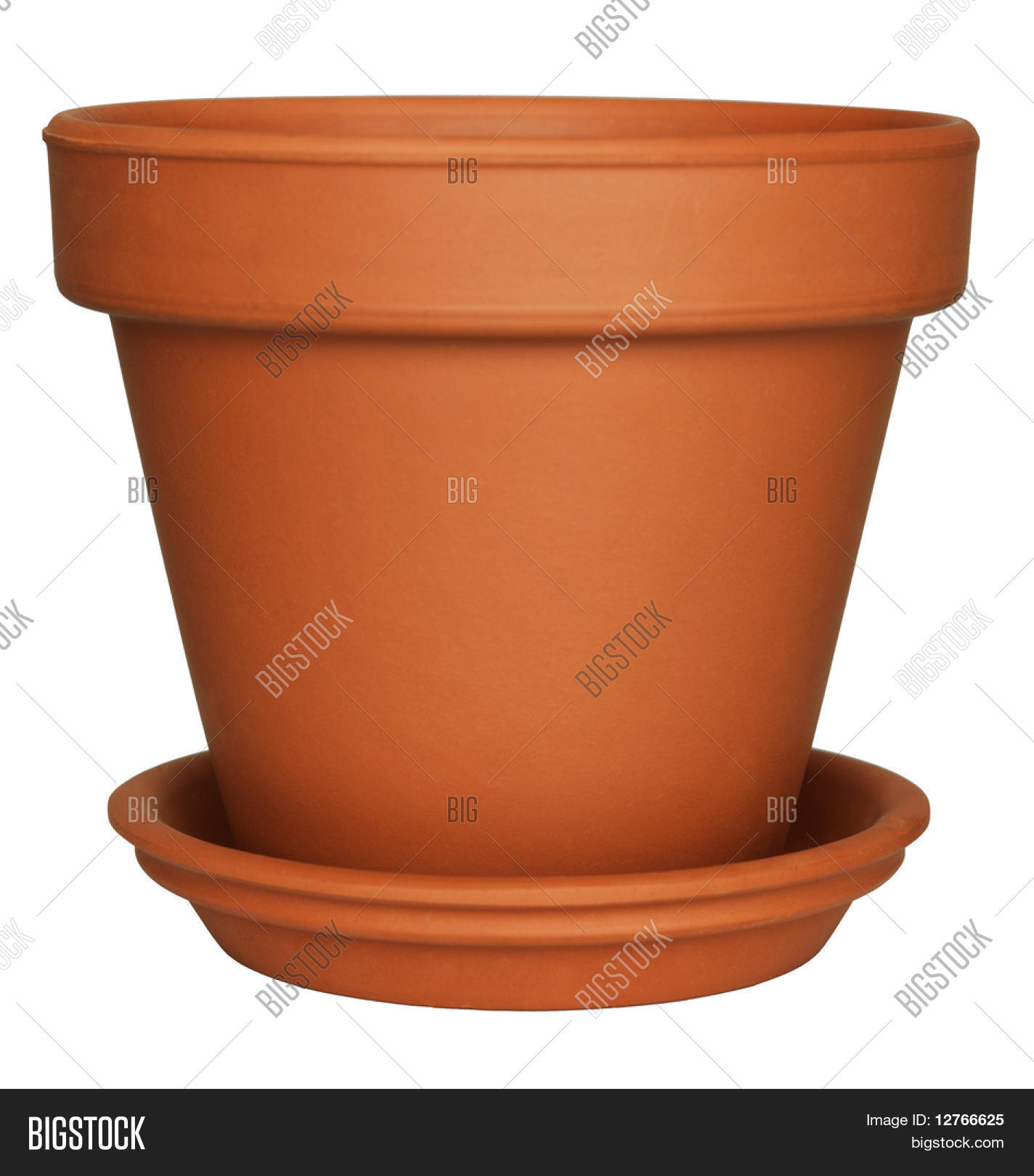 Empty Flower Pot Image & Photo (Free Trial) | Bigstock