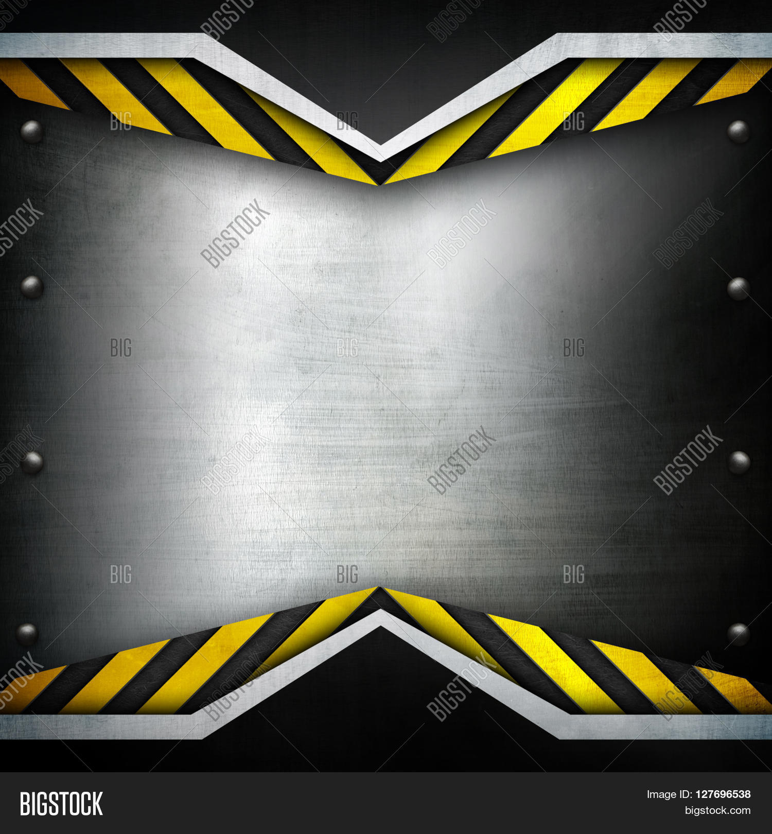 Metal Template Warning Image & Photo (Free Trial) | Bigstock