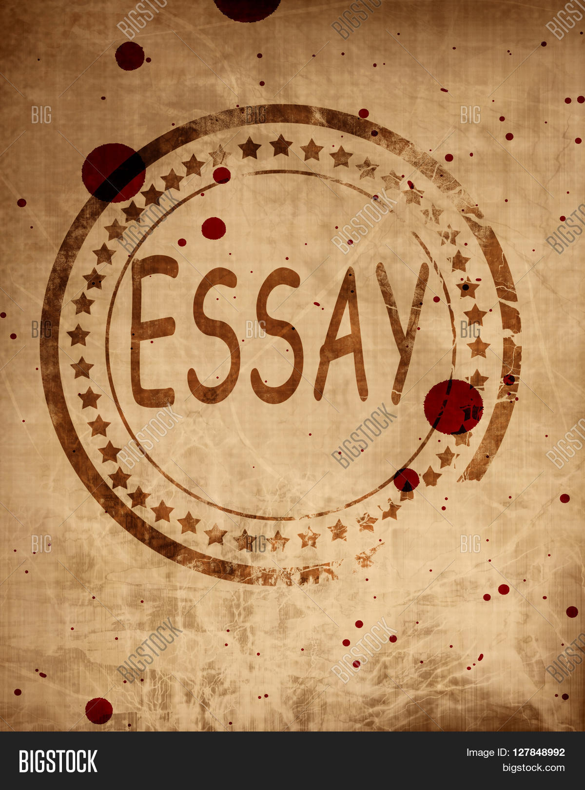 Essay Stamp On Grunge Image & Photo (Free Trial) | Bigstock