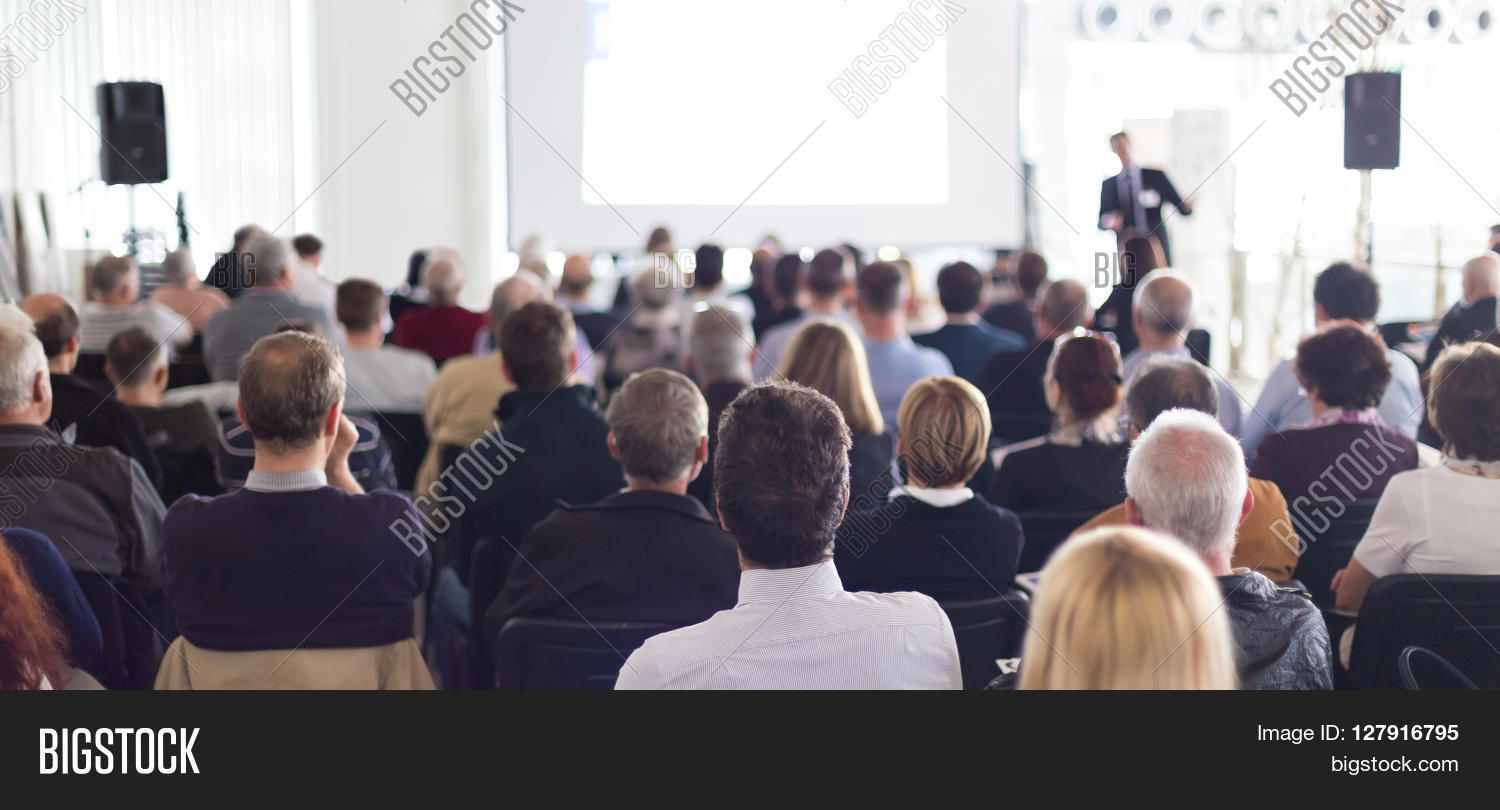 Speaker Giving Talk Image & Photo (Free Trial) | Bigstock