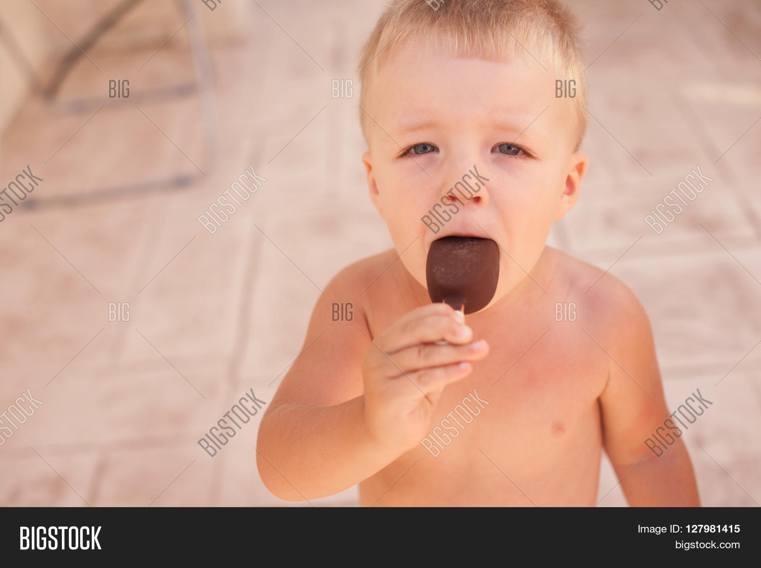 Small Sunburnt Boy Image & Photo (Free Trial) | Bigstock