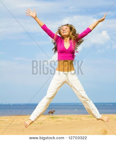 Beach Exercise Image & Photo (Free Trial) | Bigstock