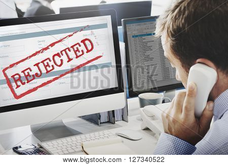 Rejected Declined Image & Photo (Free Trial) | Bigstock