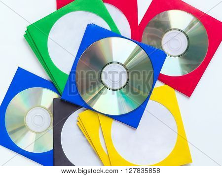 CDs / DVDs Isolated On Image & Photo (Free Trial) | Bigstock