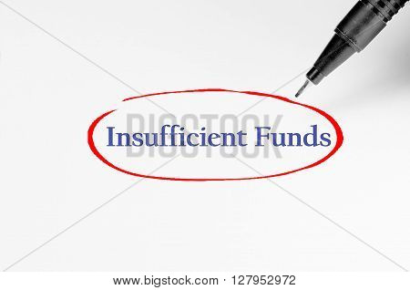 Insufficient Funds On Image & Photo (Free Trial) | Bigstock