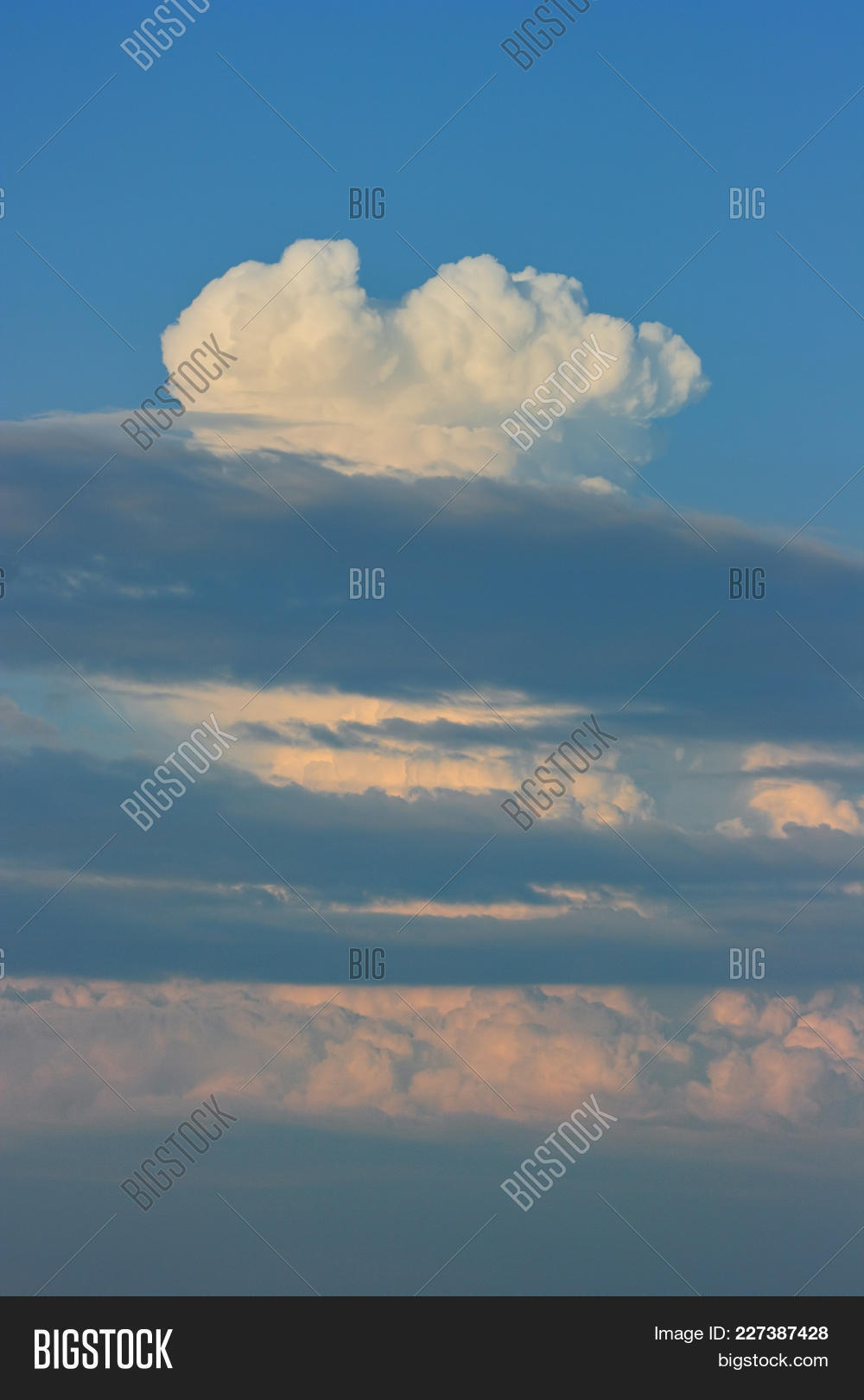 Thunder Clouds. Blue Image & Photo (Free Trial) | Bigstock