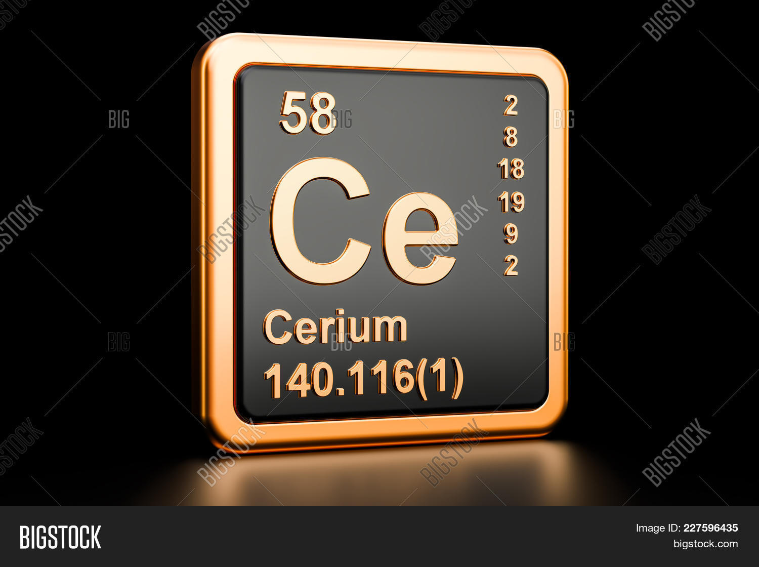 Cerium Ce, Chemical Image & Photo (Free Trial) | Bigstock