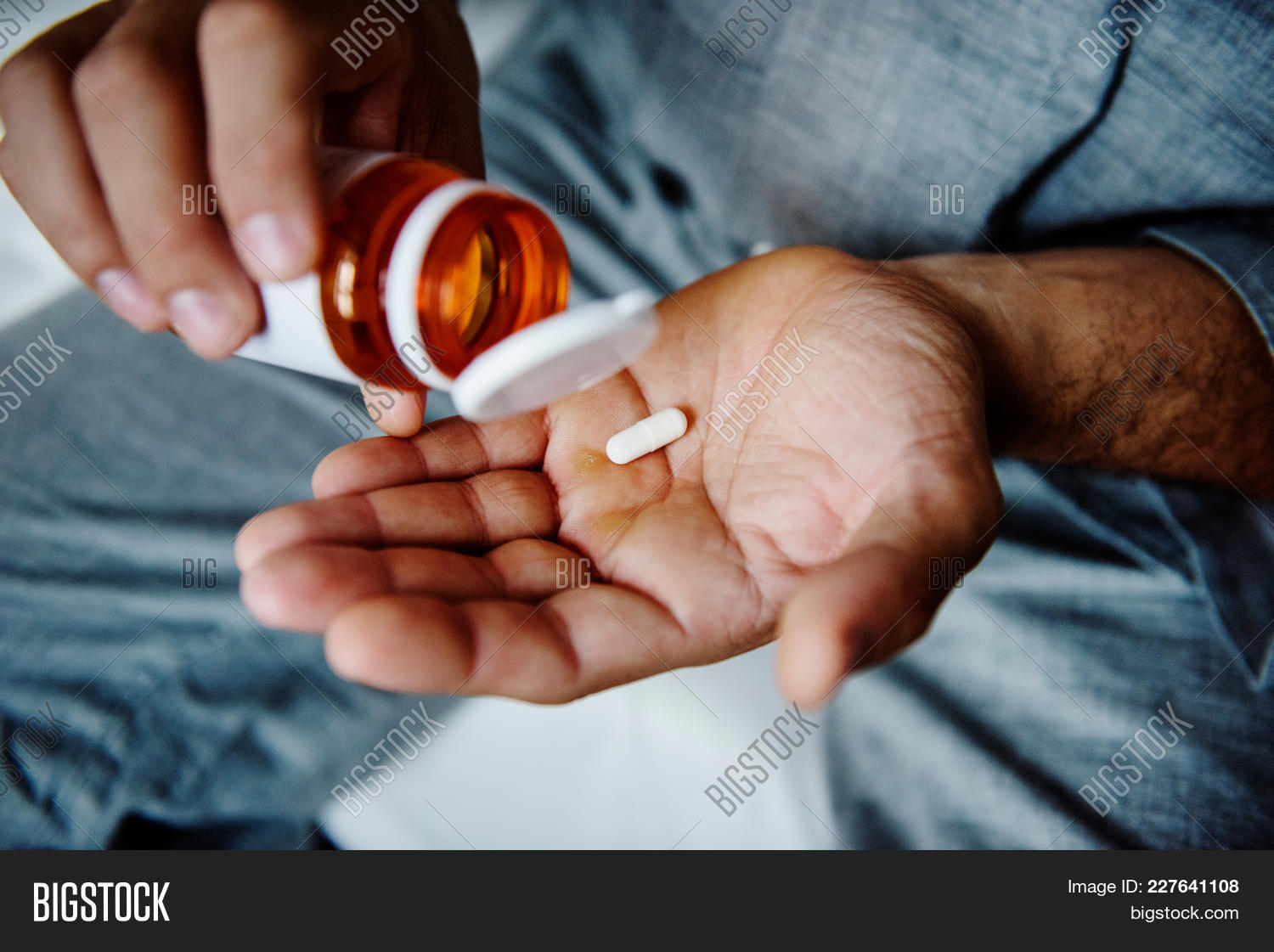 Man Taking Medication Image & Photo (Free Trial) | Bigstock