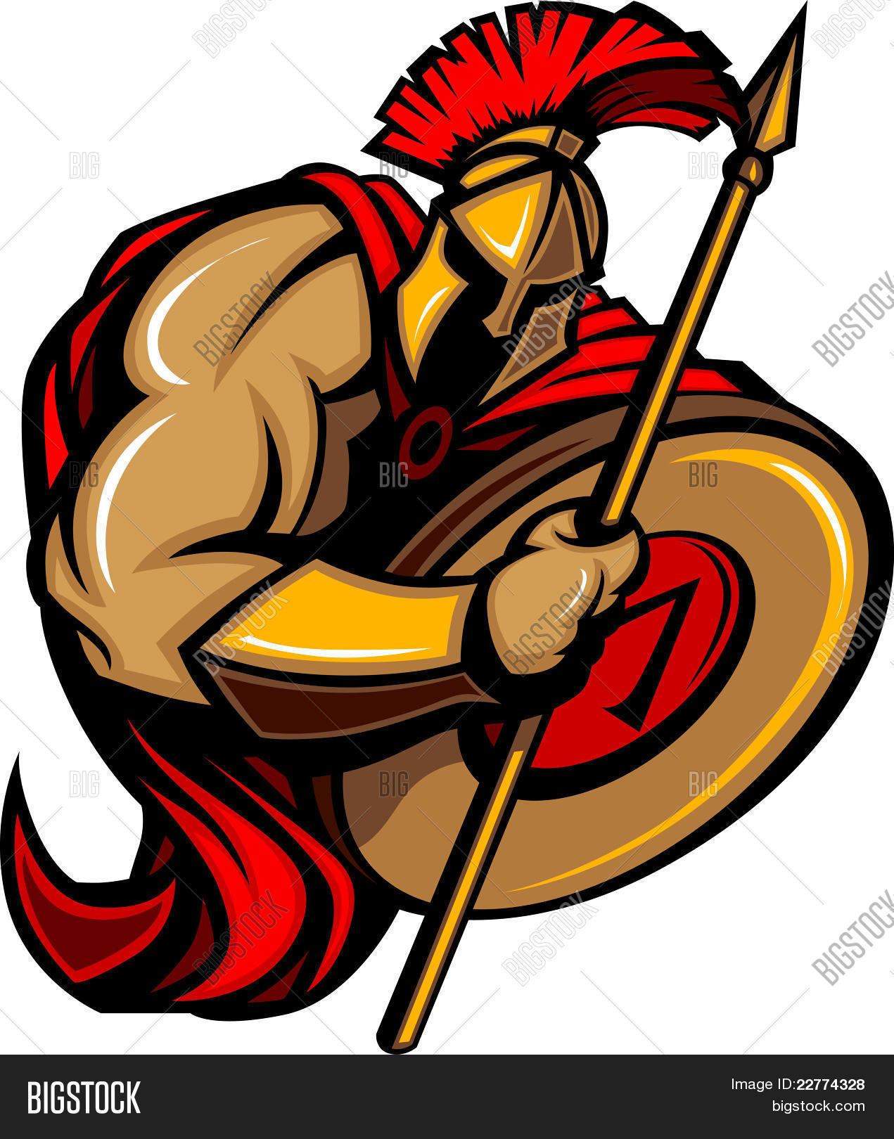 Trojan Warrior Cartoon