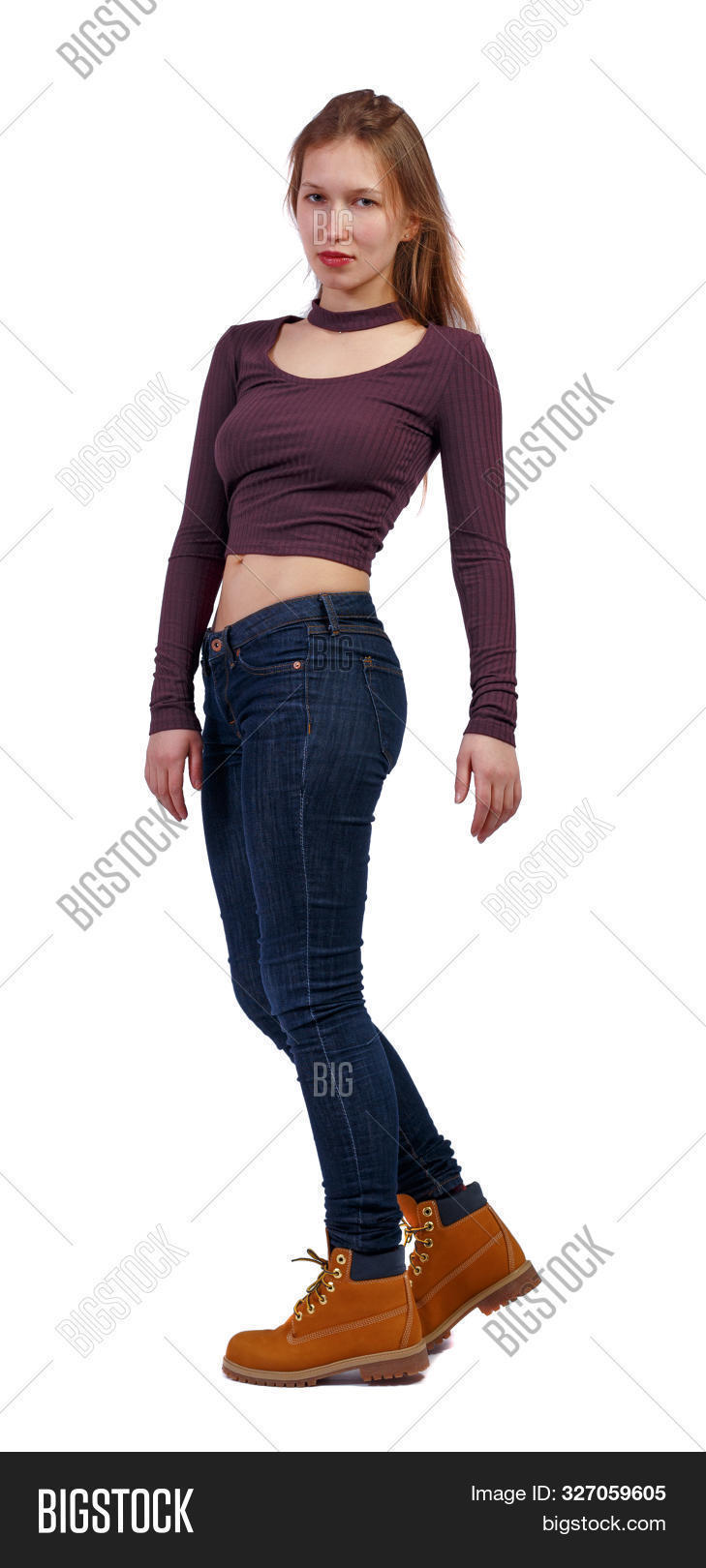 Front View Woman. Girl Image & Photo (Free Trial) | Bigstock