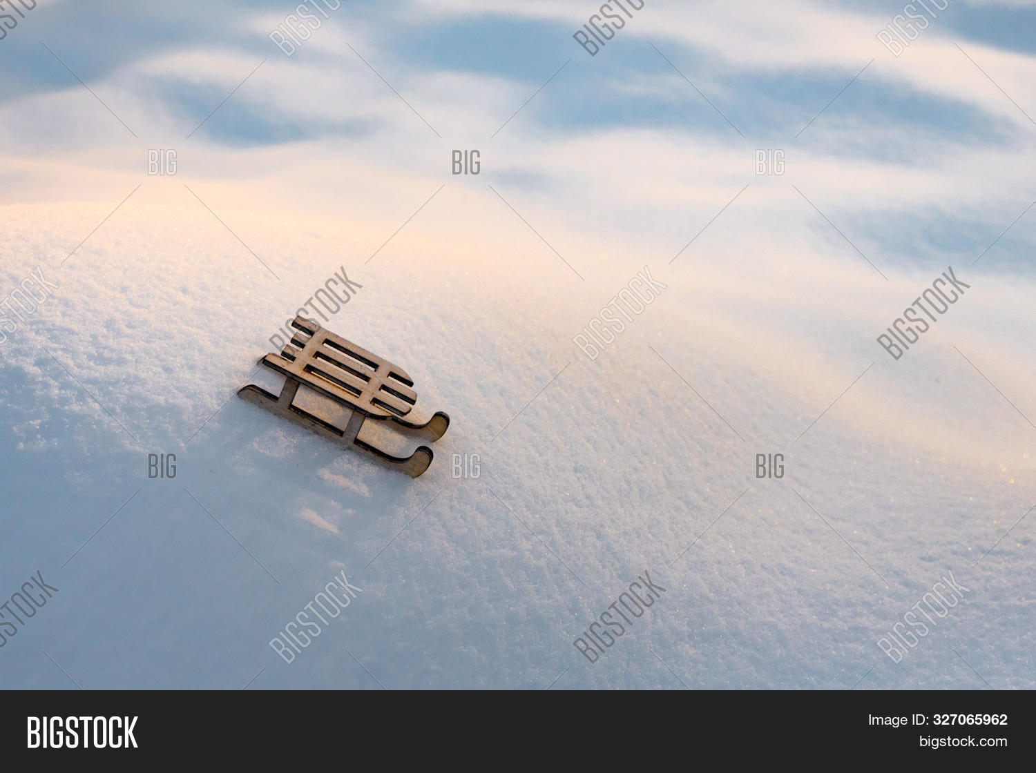 Sleigh On Snow Image & Photo (Free Trial) | Bigstock