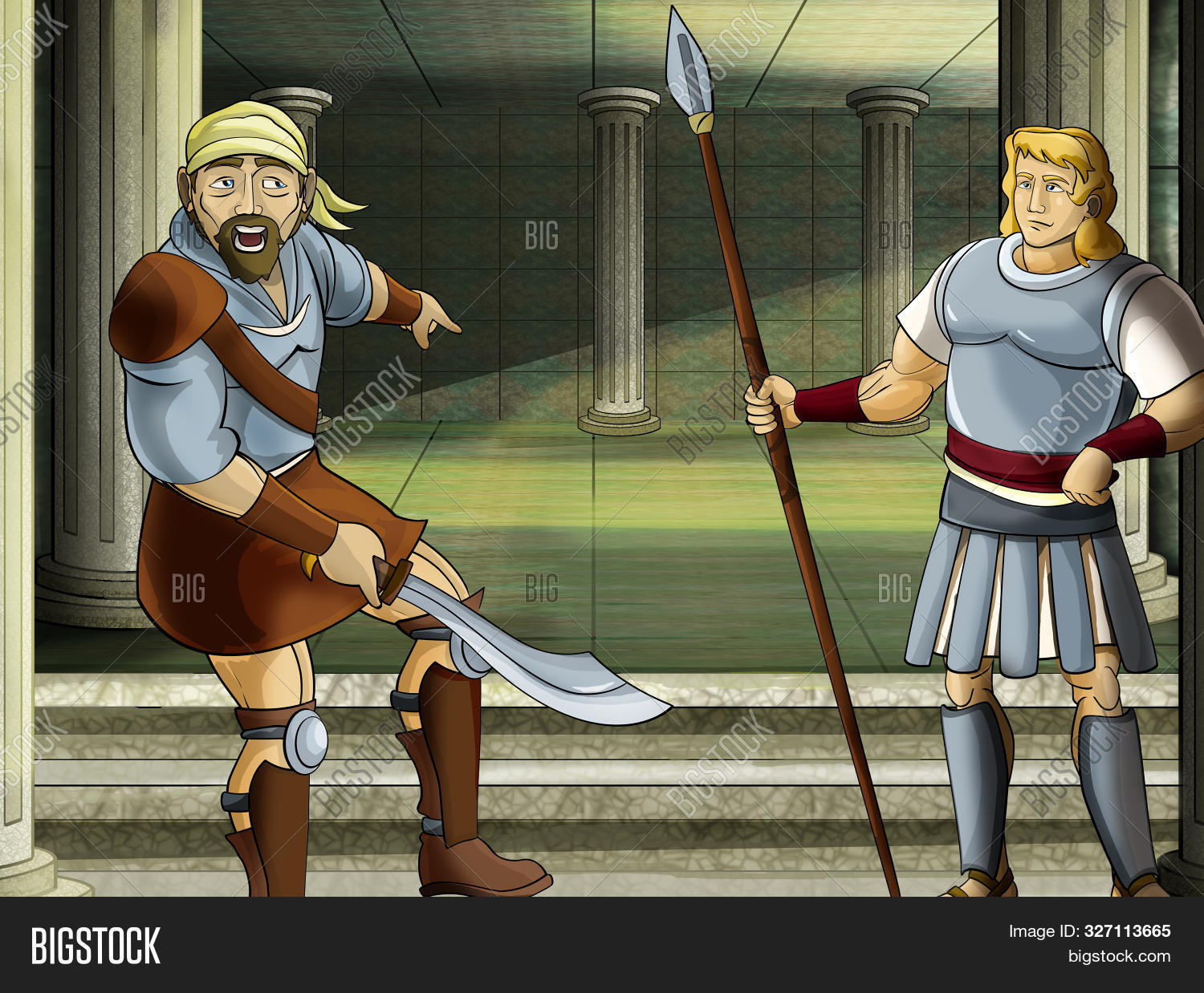 Cartoon Scene Roman Image & Photo (Free Trial) | Bigstock