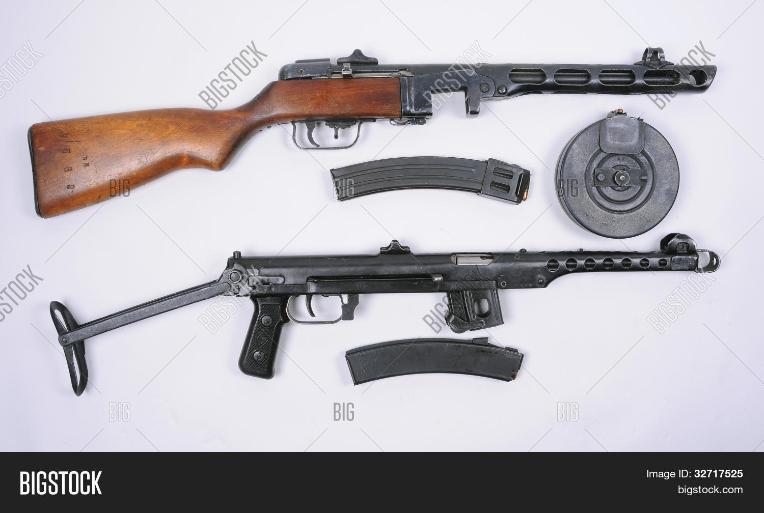 Russian PPsH 1941 PPS Image & Photo (Free Trial) | Bigstock