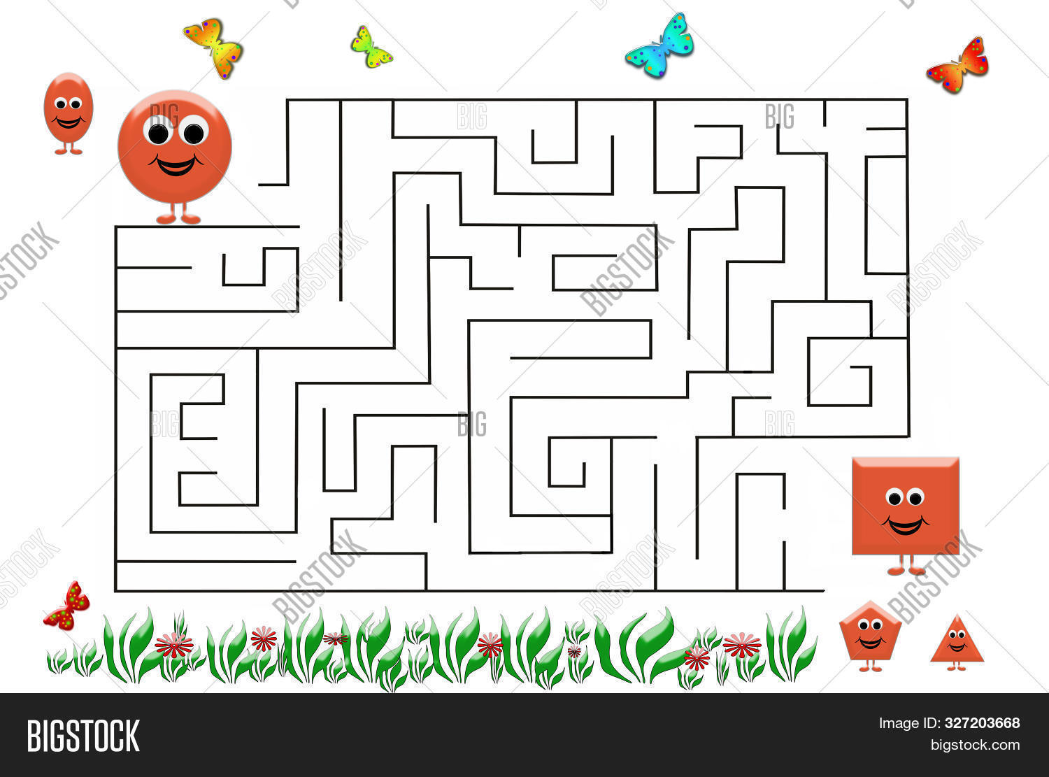Funny Maze Game Image & Photo (Free Trial) | Bigstock