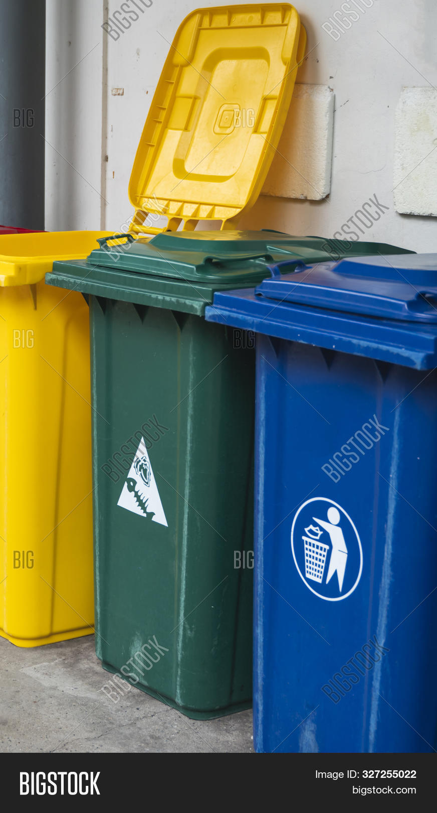 Garbage Trash Bins Image & Photo (Free Trial) | Bigstock