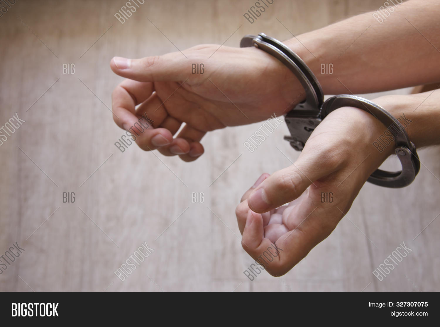 Close- Hands Handcuffs Image & Photo (Free Trial) | Bigstock