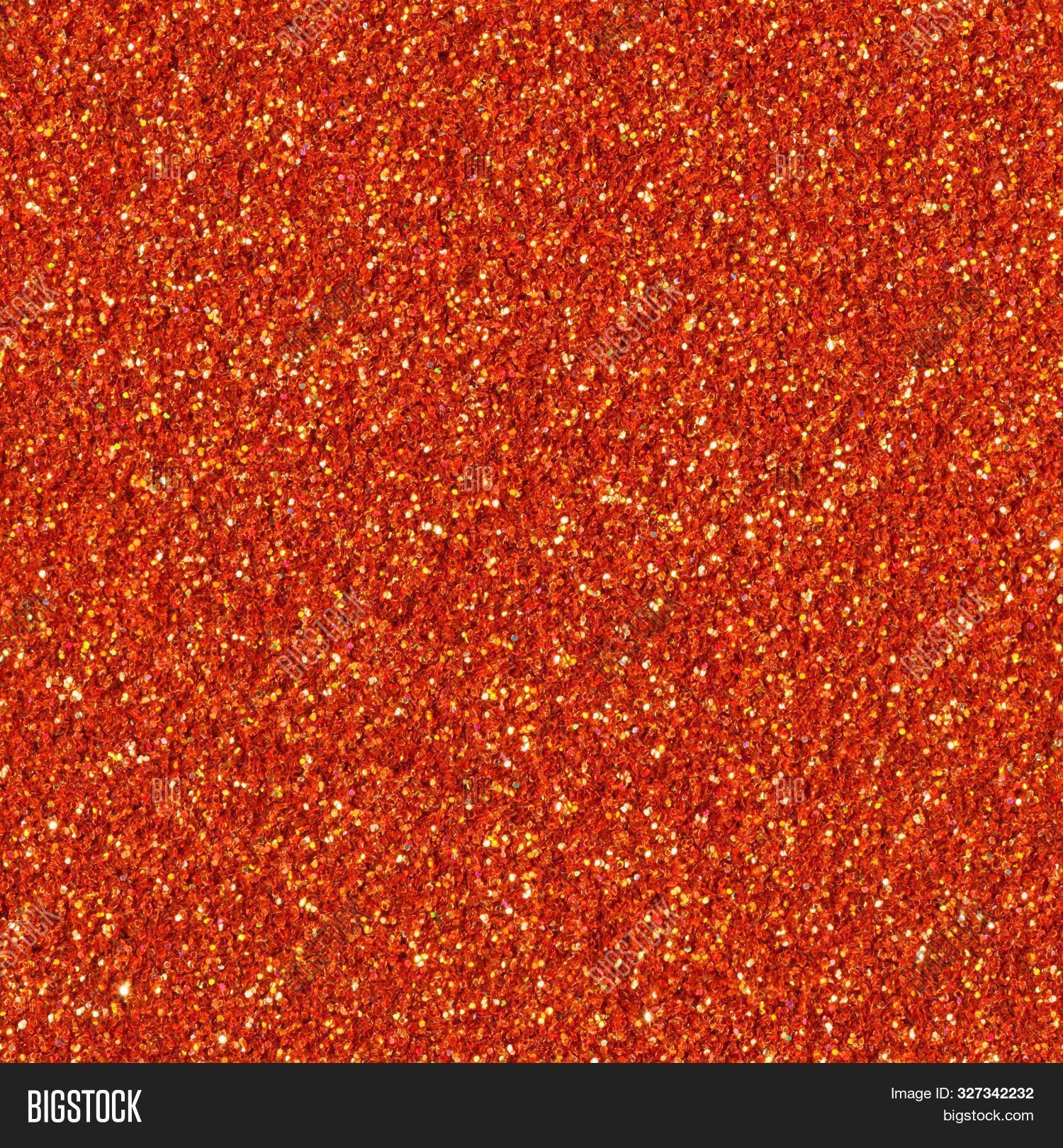 Bright Orange Glitter Image & Photo (Free Trial) | Bigstock