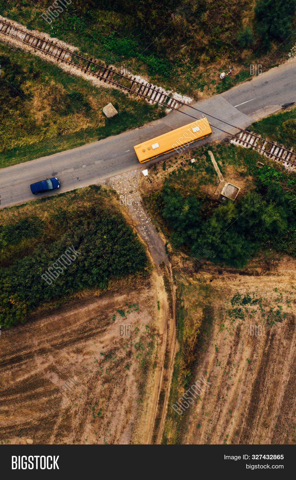 Aerial View Road Image & Photo (Free Trial) | Bigstock