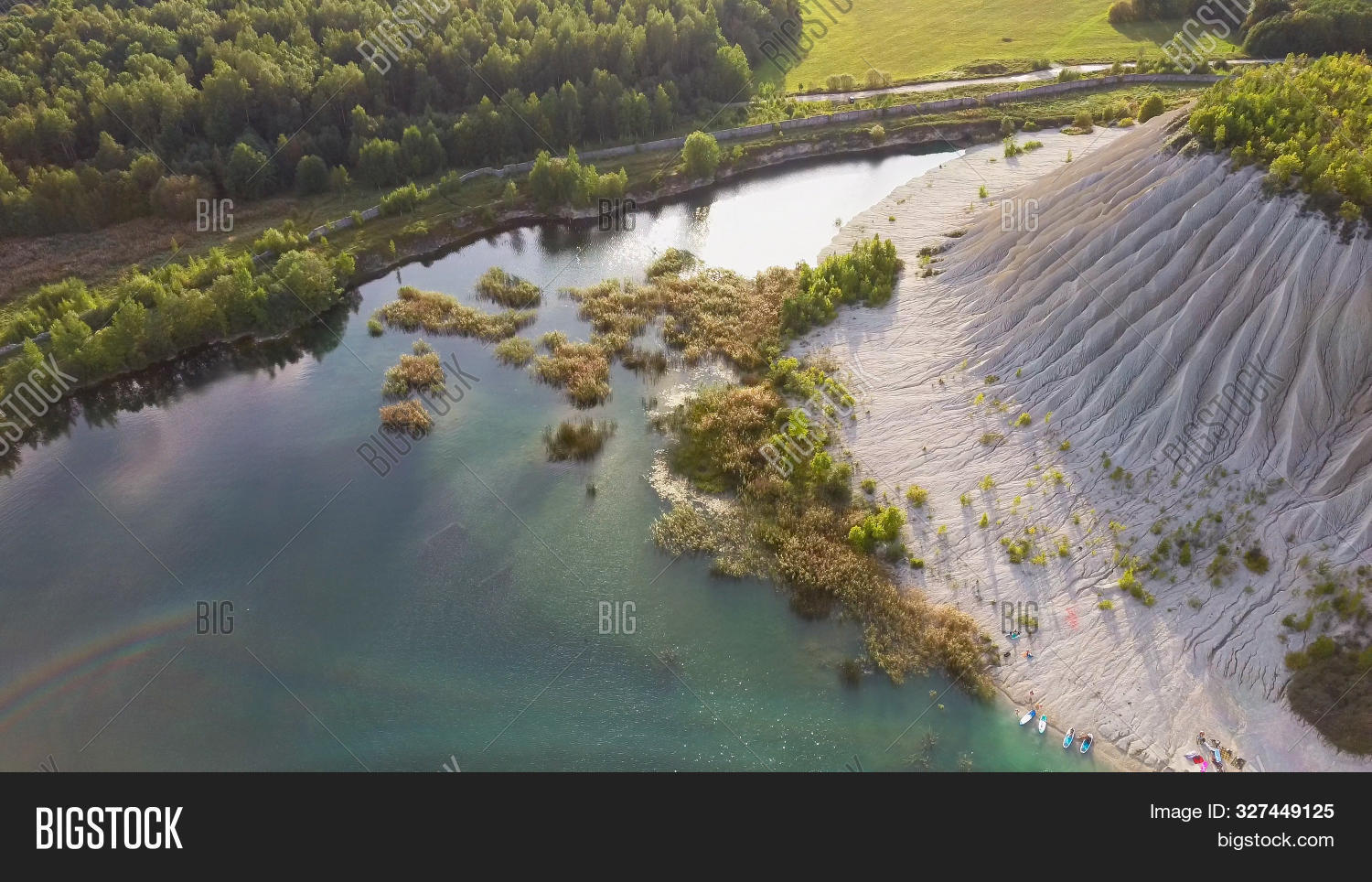 Sand Hills Quarry Pond Image & Photo (Free Trial) | Bigstock