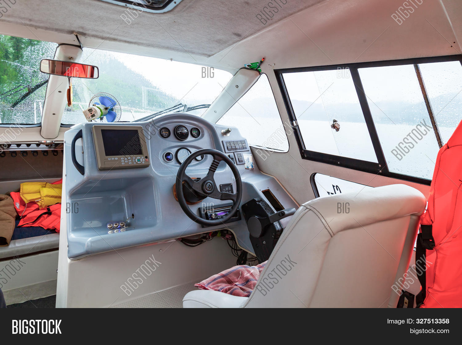Cabin Motor Boat Image & Photo (Free Trial) | Bigstock