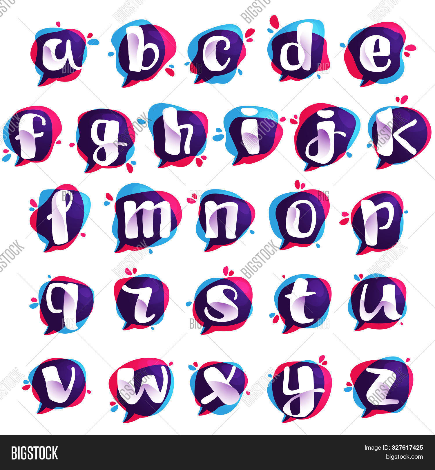 Alphabet Chat App Vector & Photo (Free Trial) | Bigstock