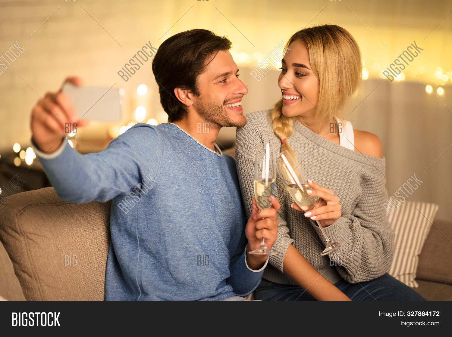 Couple Love Clinking Image & Photo (Free Trial) | Bigstock