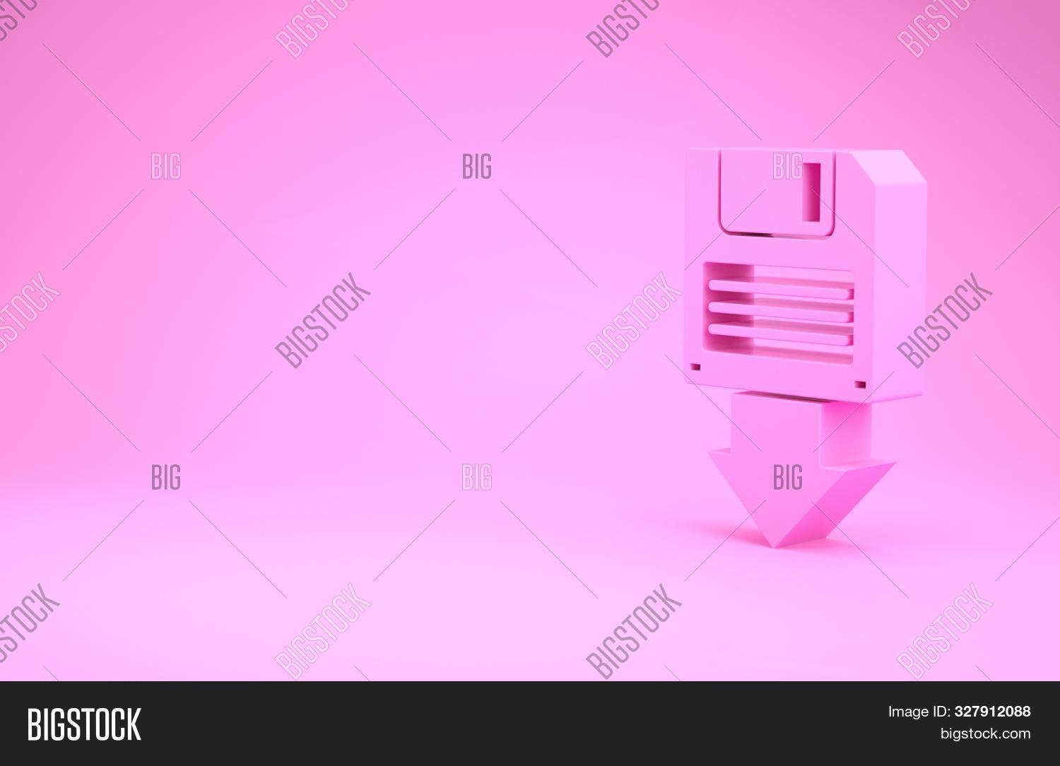 Pink Floppy Disk Image & Photo (Free Trial) | Bigstock