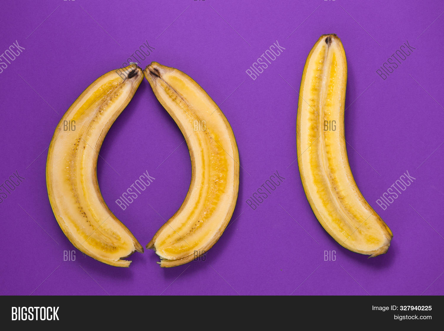 Banana Cut Along. Image & Photo (Free Trial) | Bigstock