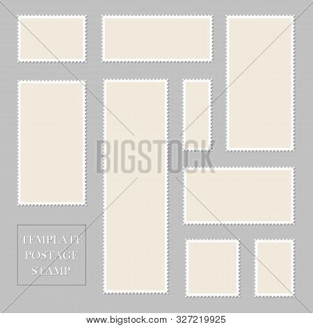Postage Stamp Blank Vector & Photo (Free Trial) | Bigstock