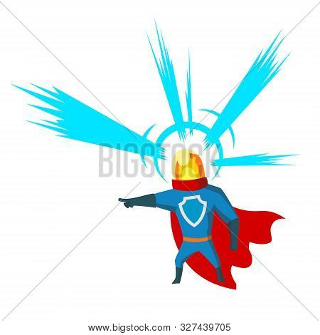 Pointing Superhero Vector & Photo (Free Trial) | Bigstock
