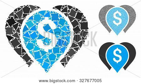 Money Map Markers Vector & Photo (Free Trial) | Bigstock