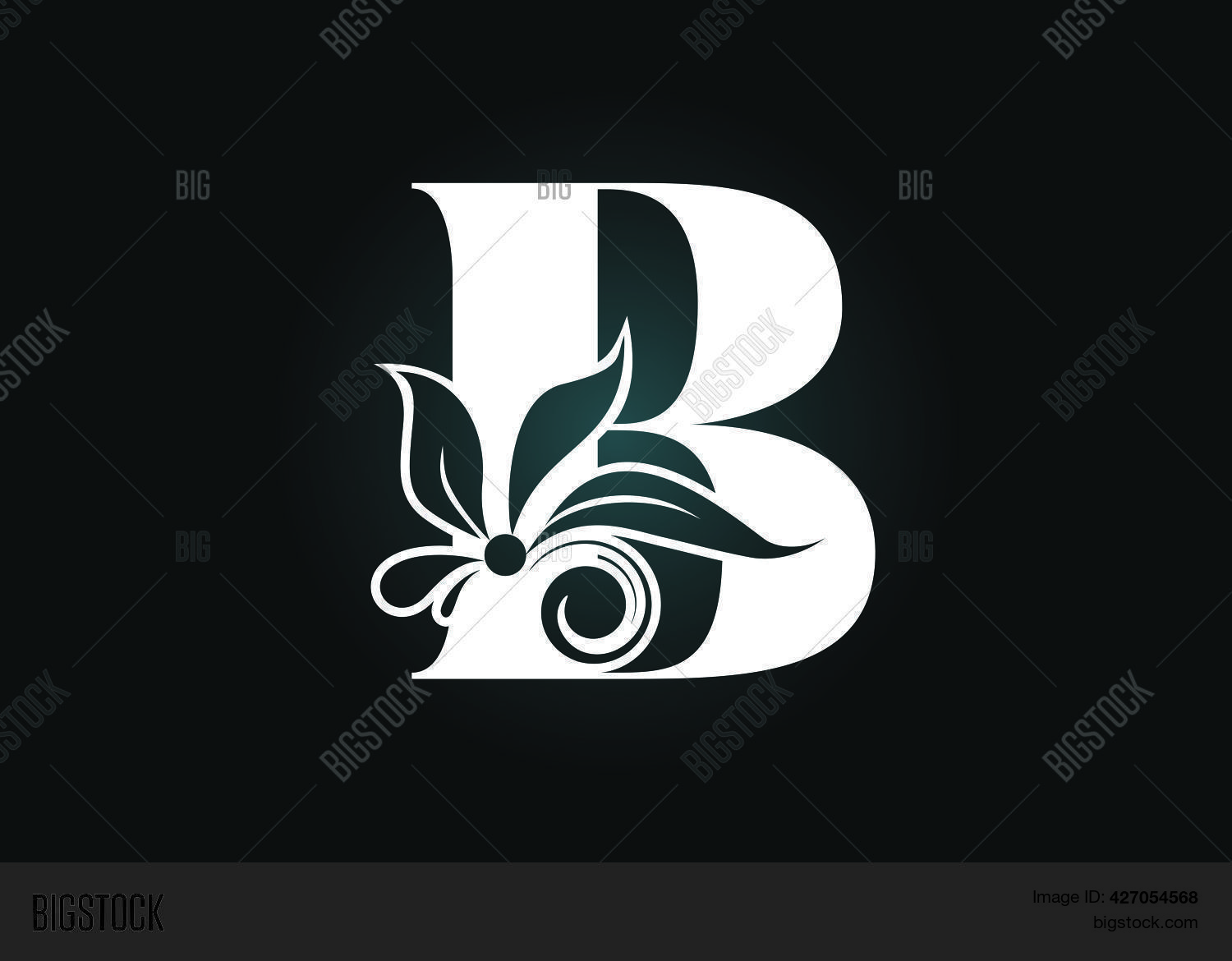 Floral Monogram Vector & Photo (Free Trial) | Bigstock