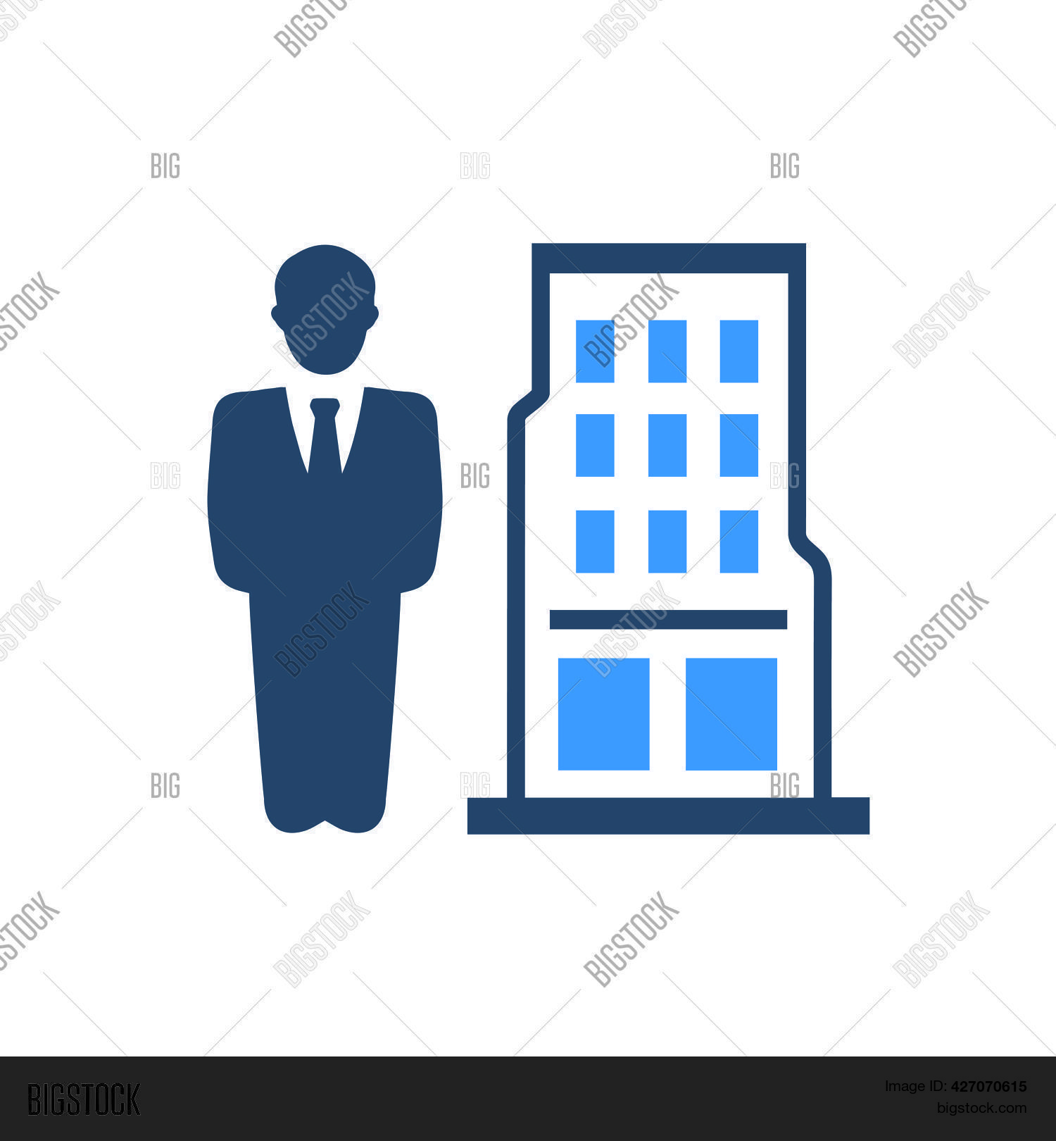 Office Building Icon Vector & Photo (Free Trial) | Bigstock