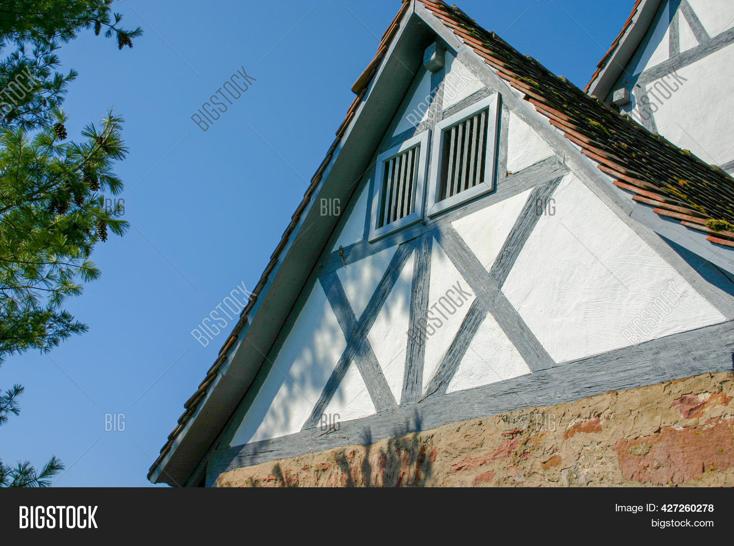 Gable Wall Typical Image & Photo (Free Trial) | Bigstock