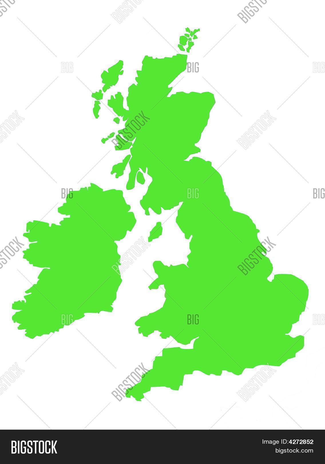 Outline Map United Image & Photo (Free Trial) | Bigstock