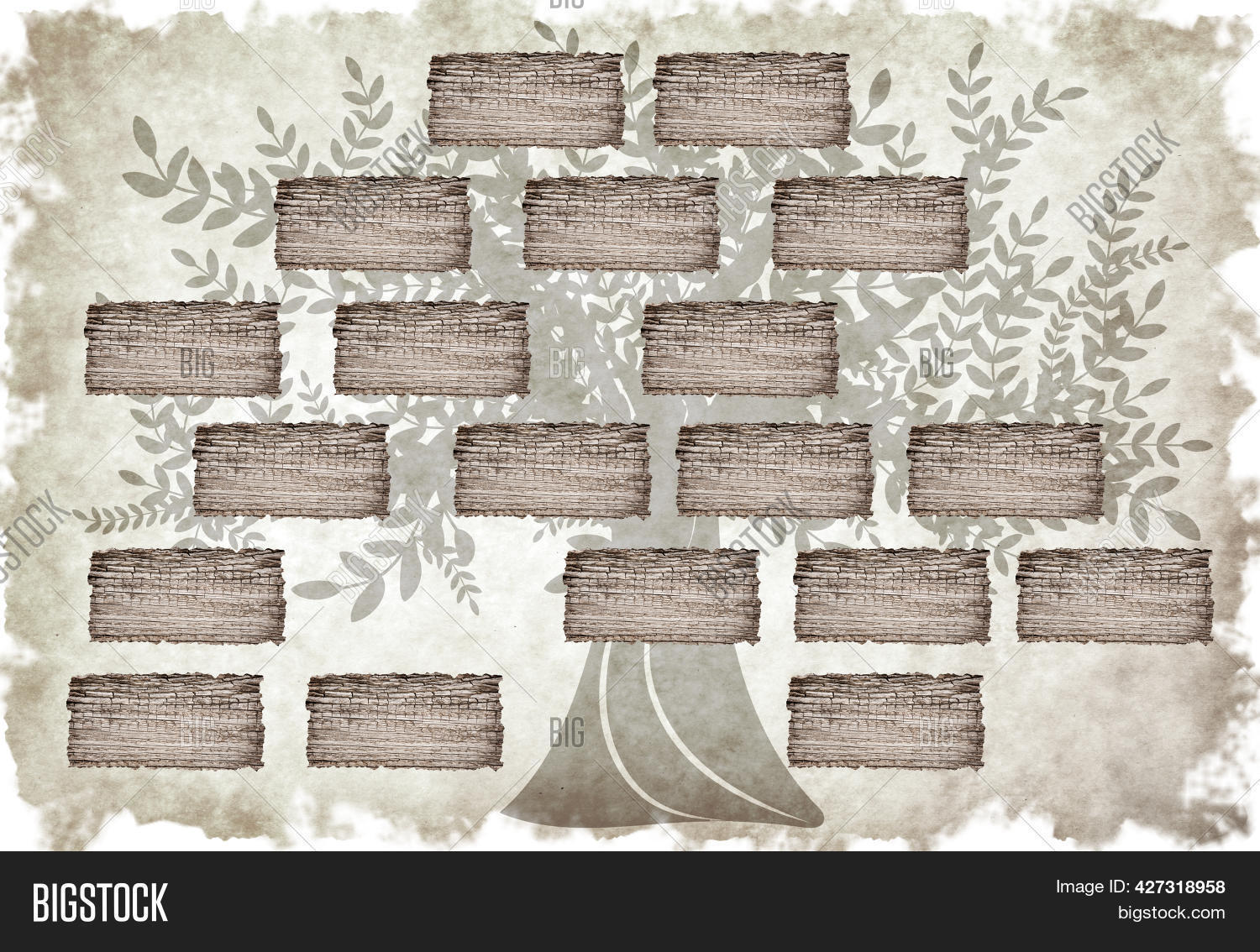 Family Tree Empty Image & Photo (Free Trial) | Bigstock