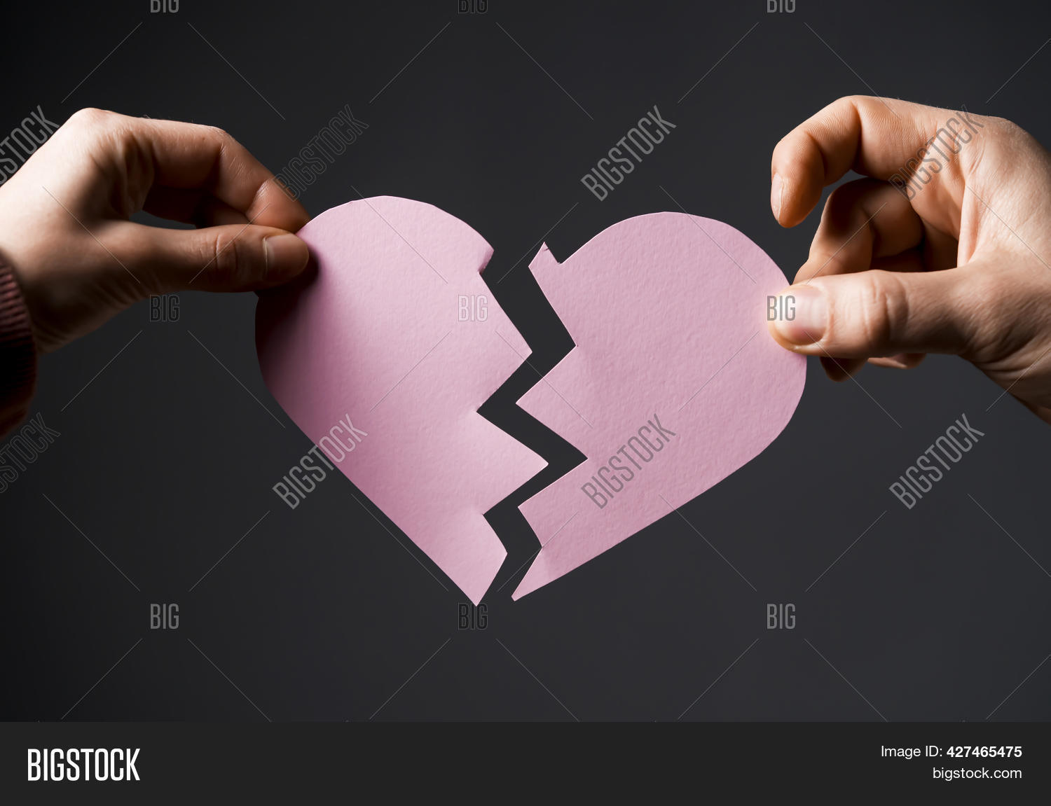 Wo Hands Tearing White Image & Photo (Free Trial) | Bigstock