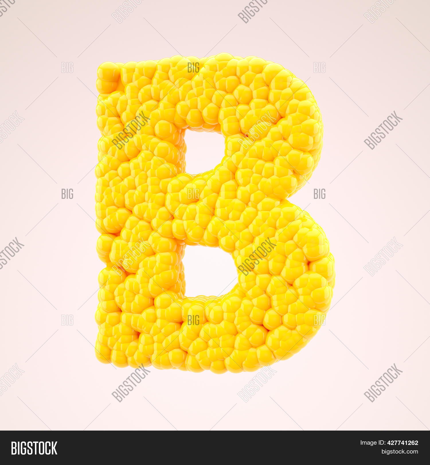 Letter B Yellow Sweet Image & Photo (Free Trial) | Bigstock