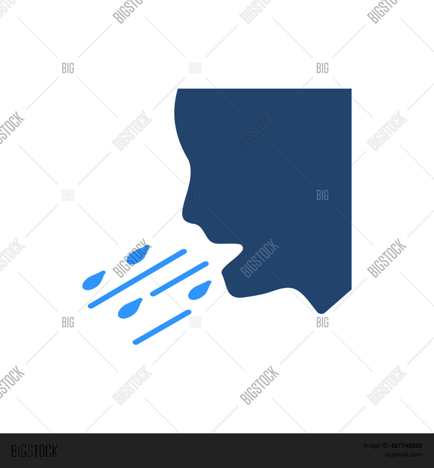Cough Icon. Vector & Photo (Free Trial) | Bigstock