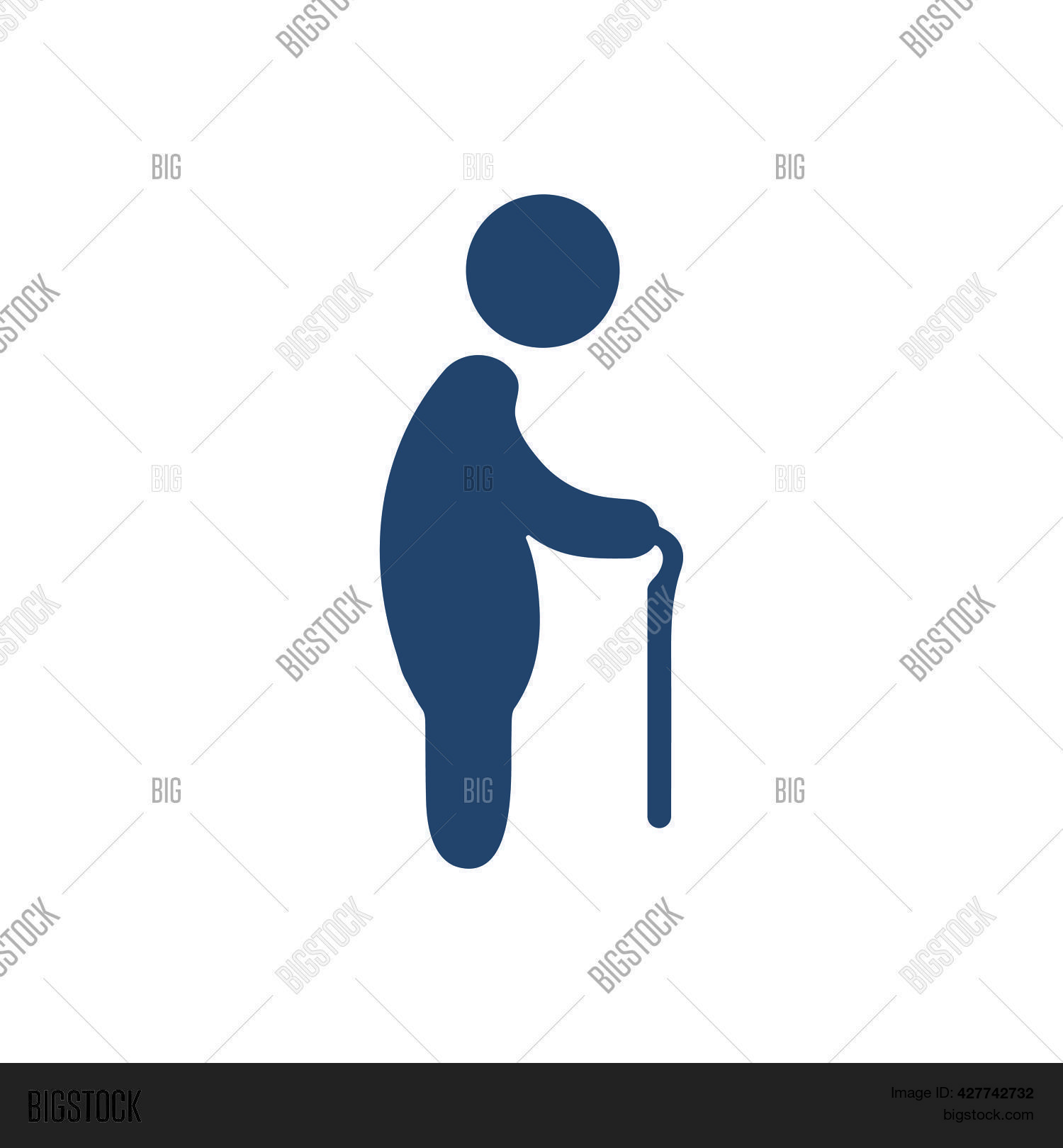 Old Man Icon. Vector & Photo (Free Trial) | Bigstock