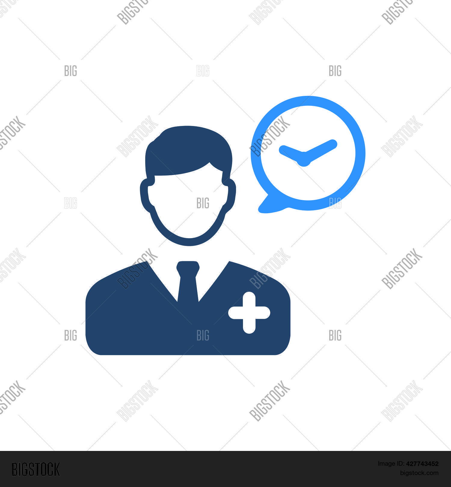 Doctor Schedule Icon Vector & Photo (Free Trial) | Bigstock