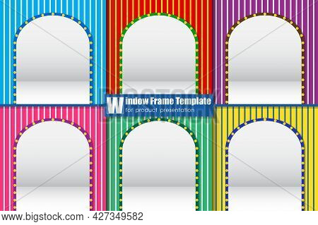 Window Frame Template Vector & Photo (Free Trial) | Bigstock