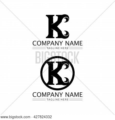 K Logo Design K Vector & Photo (Free Trial) | Bigstock