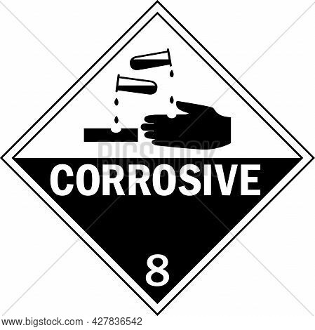 Corrosive Hazard Vector & Photo (Free Trial) | Bigstock
