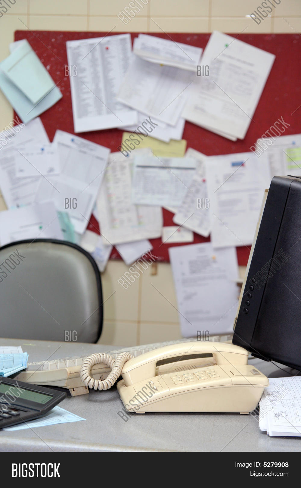 Messy Office Table Image & Photo (Free Trial) | Bigstock